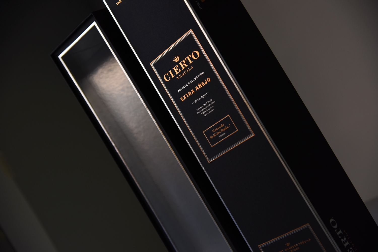 Cierto Tequila: Crafting Sophisticated Packaging Mockups | Partners ...